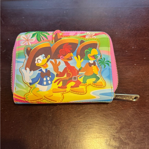 Loungefly | Bags | Loungefly Disney Three Caballeros Small Wallet ...